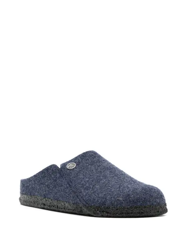 BIRKENSTOCK Zermatt Shearling Slippers - Blue