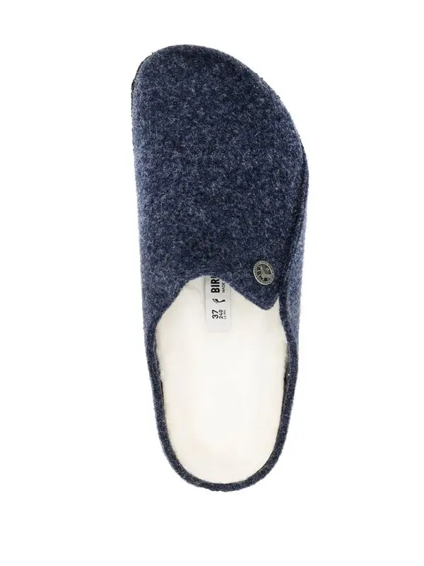 BIRKENSTOCK Zermatt Shearling Slippers - Blue