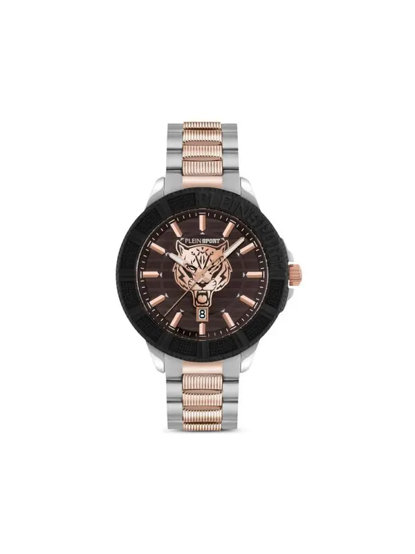 PLEIN SPORT 45mm City Rush Bracelet Watch - Brown