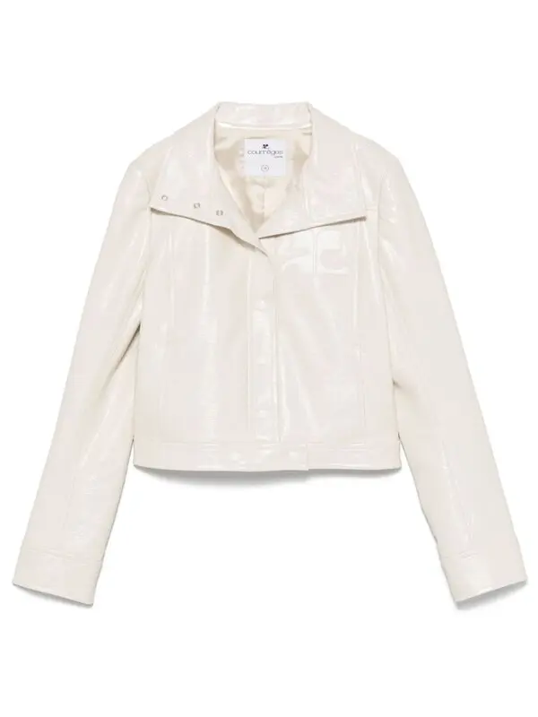 COURREGES Reedition Vinyl Jacket - White