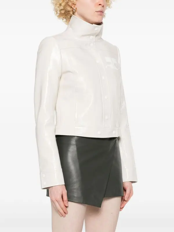 COURREGES Reedition Vinyl Jacket - White
