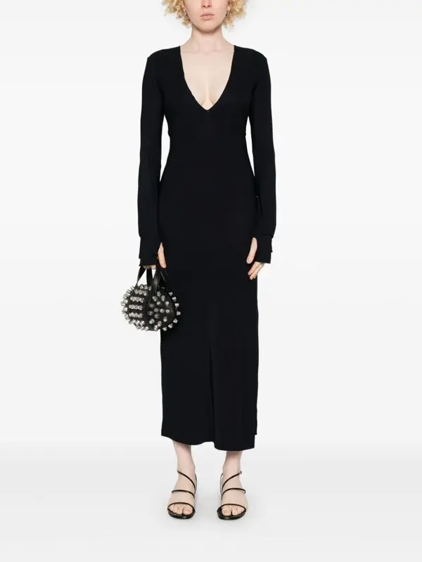 MAISON MARGIELA V-neck Maxi Dress