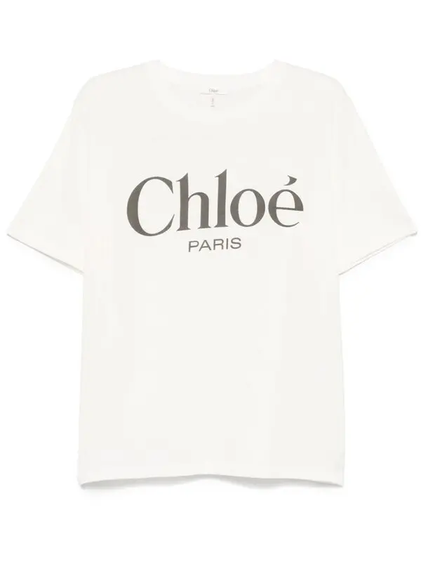 Chloé Logo T-shirt - White