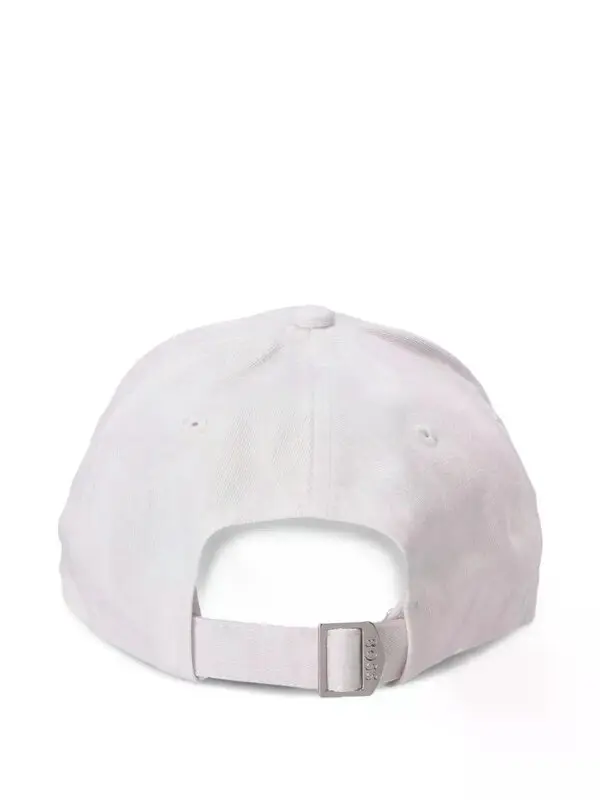 BOSS Logo-embroidered Cap - White