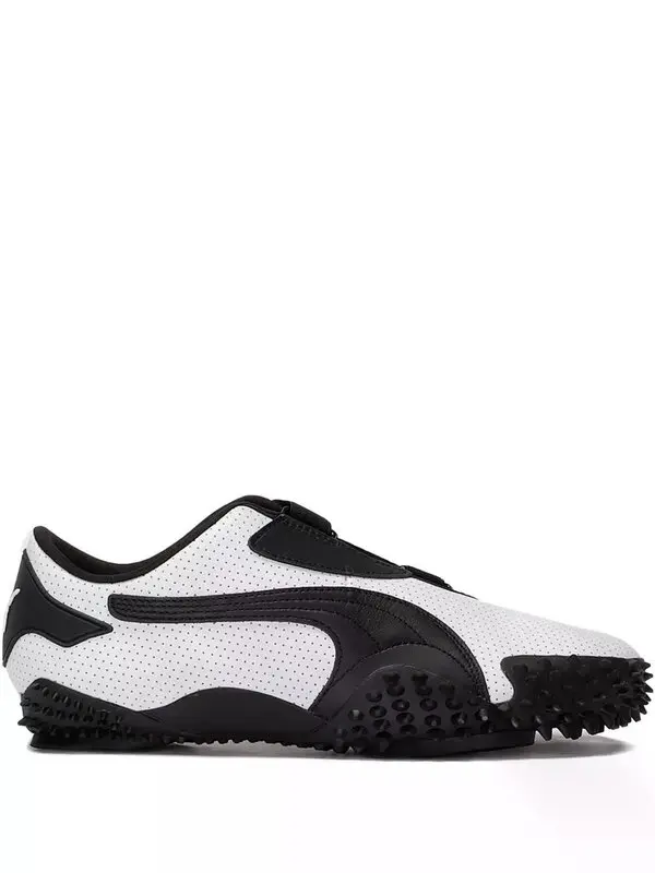 PUMA Mostro Perforated Leather Sneakers - Black