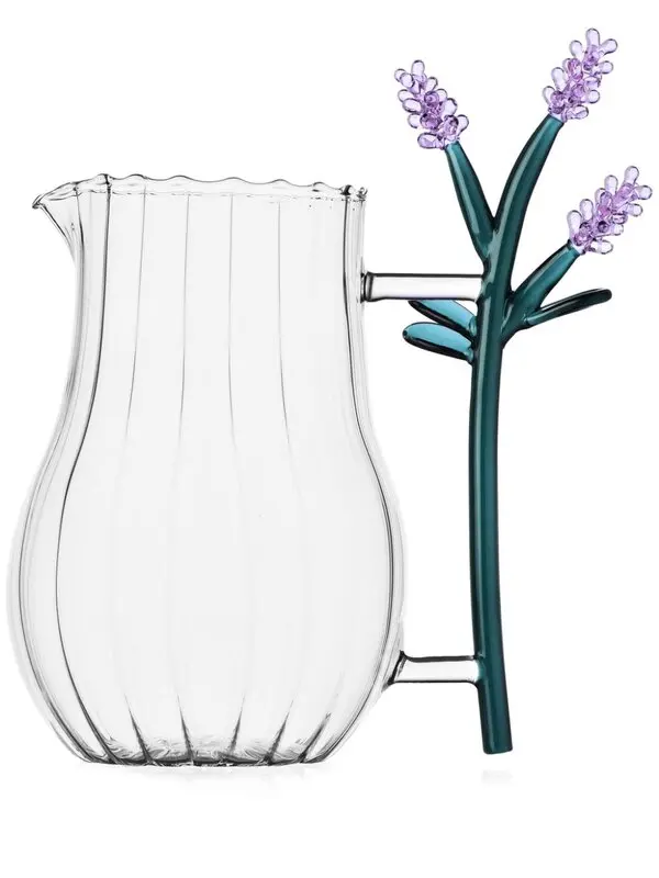 ICHENDORF MILANO Lavender-motif Jug - White