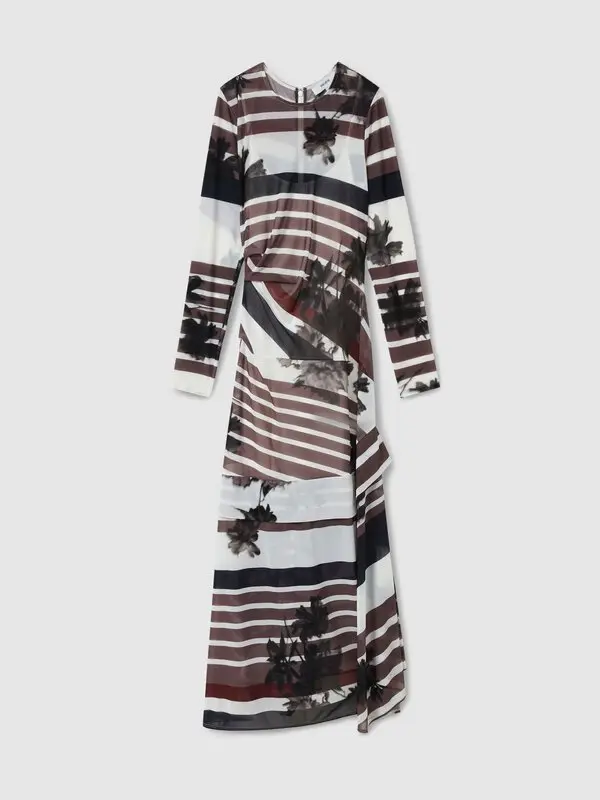 REISS Chiara Stripe-print Dress