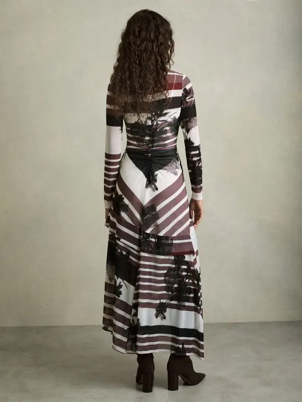 REISS Chiara Stripe-print Dress
