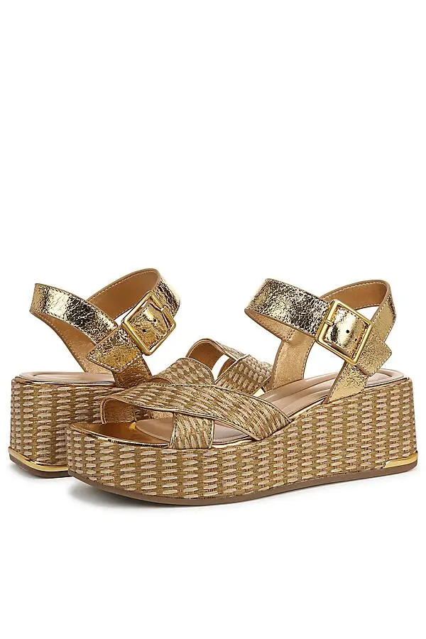 Franco Sarto Platform Buckle Heels