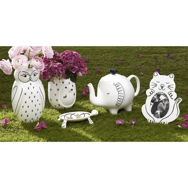 Kate Spade New York Wild Things Owl Vase