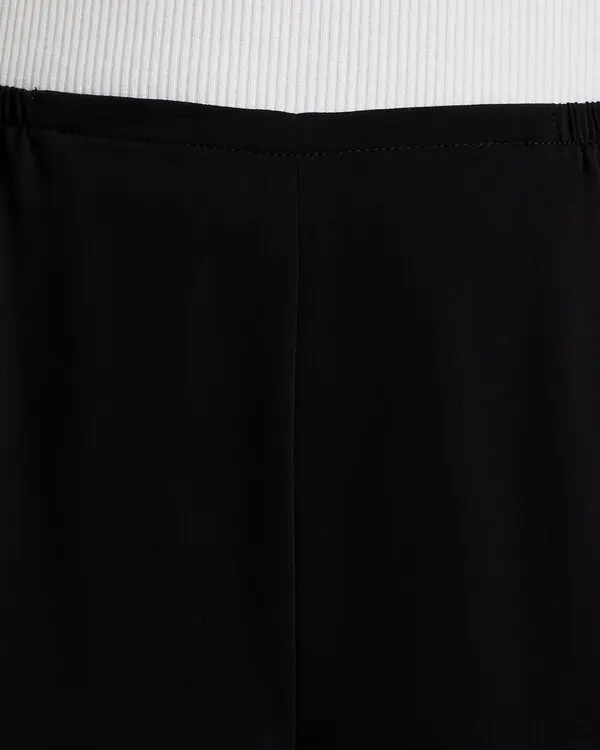 Caroline Rose Crepe Wide-leg Pants