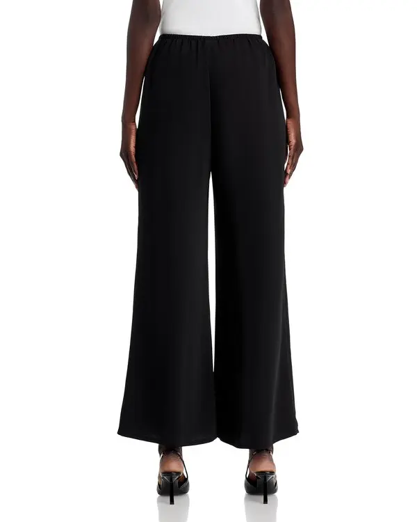 Caroline Rose Crepe Wide Leg Pants