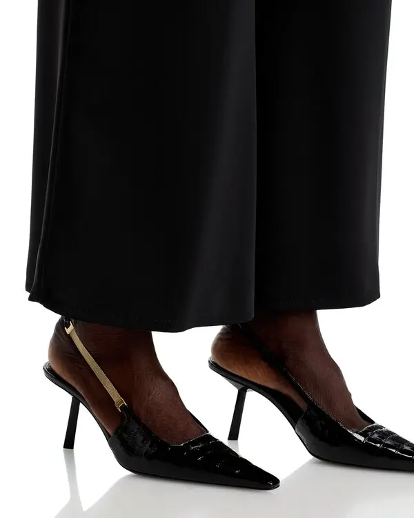 Caroline Rose Crepe Wide Leg Pants