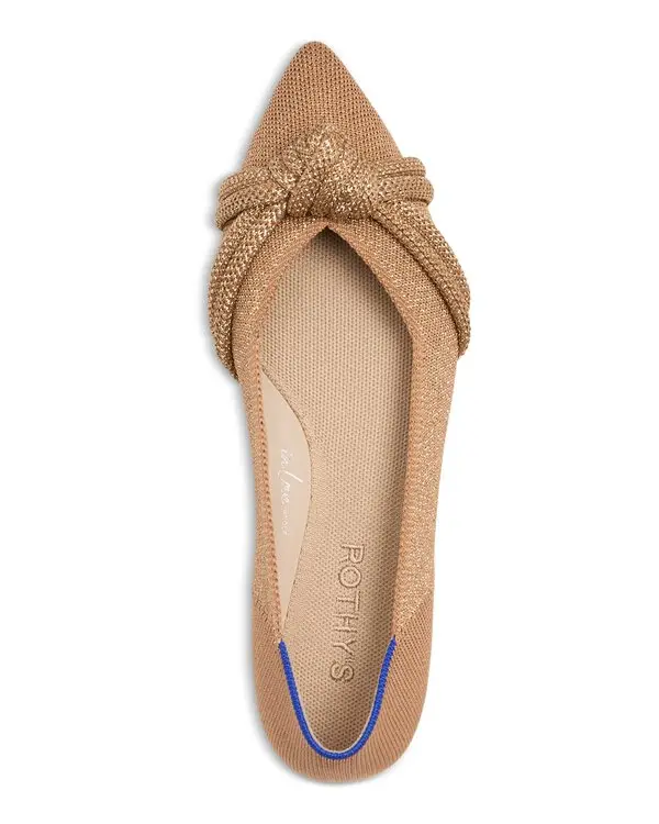 Rothy's The Knot Point Ii Flats - Goldstone