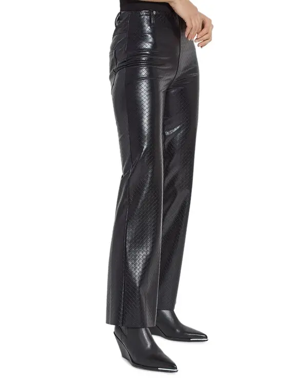 Lyssé Amara Faux Leather Pants - Black