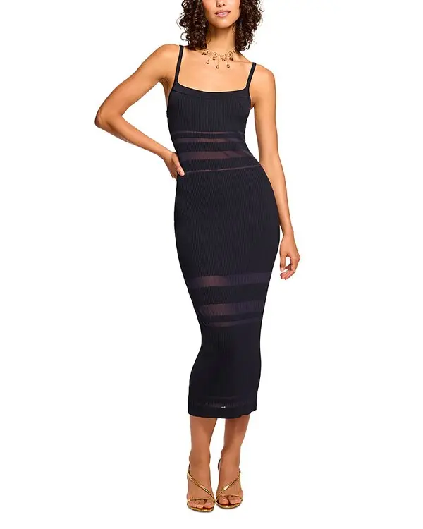 Ramy Brook Shiann Crochet Midi Dress In Navy - 70% Off | Editorialist
