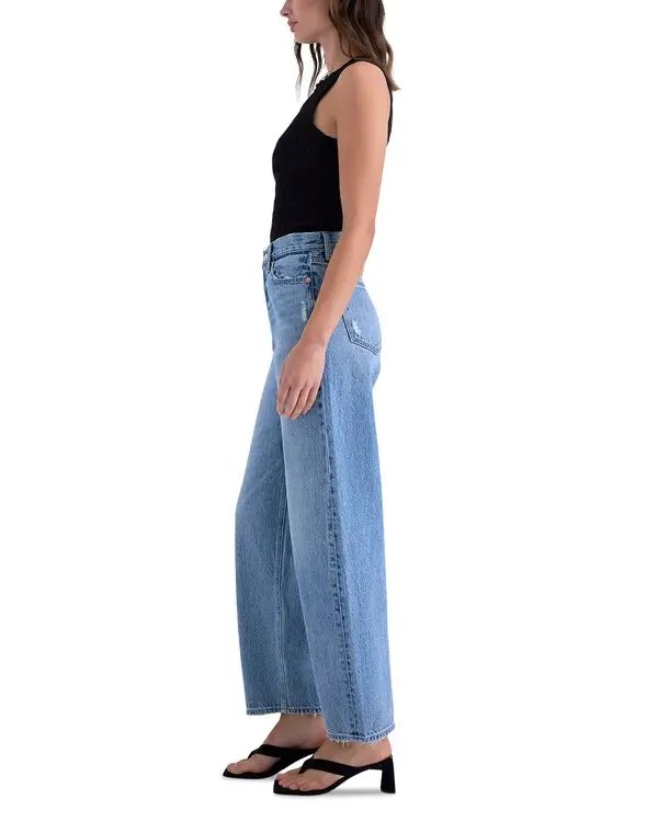 PISTOLA Wes High-rise Barrel Jeans - Blue Cloud