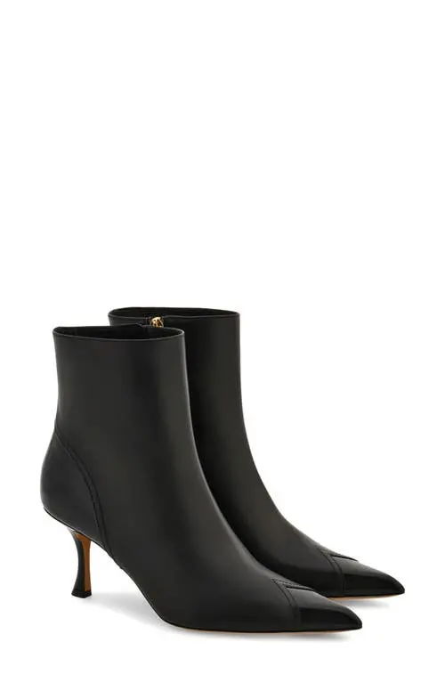 FERRAGAMO Eagle 70 Leather Bootie