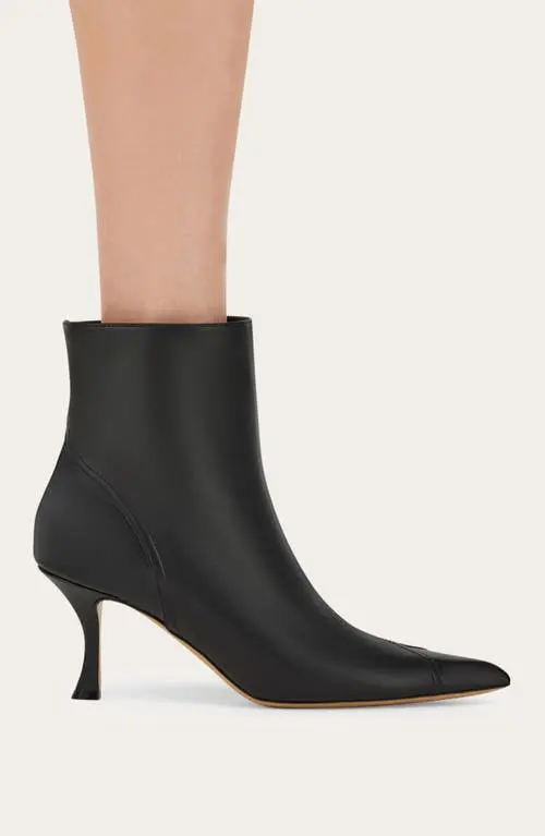 FERRAGAMO Eagle 70 Leather Bootie