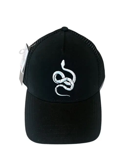 INTOXICATED COSMETICS Embroidered Snake Cap