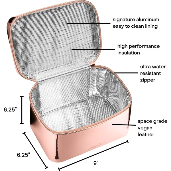 WELLINSULATED Performance Beauty Case - Rose Gold