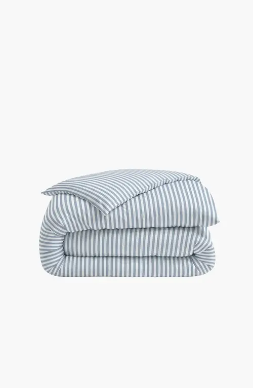 ITALIC Luxe Australian Sateen Duvet Cover - Blue & White