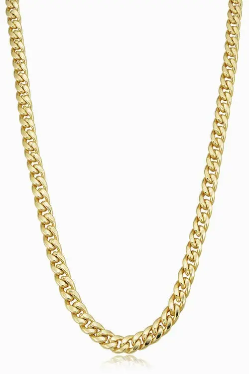 ORADINA Estate Cuban Chain In 14k Gold - 14k Yellow Gold
