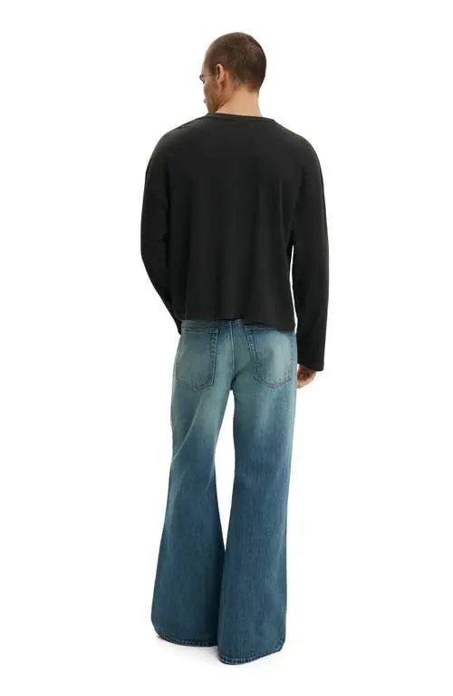 COTTON ON Baggy Bootcut Jean - Automatic Washed Blue