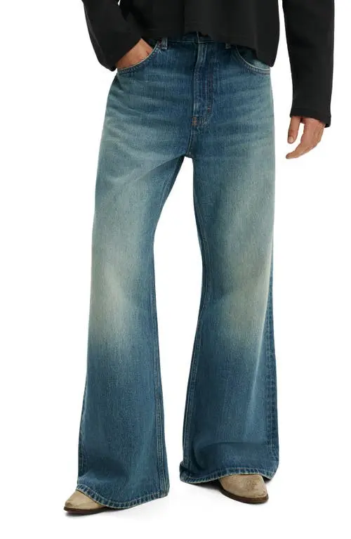 COTTON ON Baggy Bootcut Jean - Automatic Washed Blue