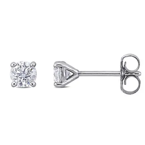 JULIANNA B. 14k 1/2 Ctw Lab-grown Diamond Stud Earrings - White Gold