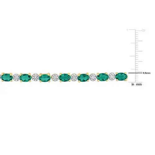 JULIANNA B. Lab-created And Diamond Bracelet