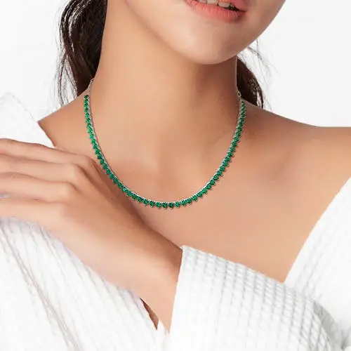 JULIANNA B. Lab-created Tennis Necklace