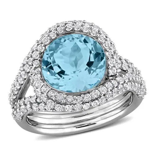 JULIANNA B. Topaz Cocktail Ring - Blue Topaz