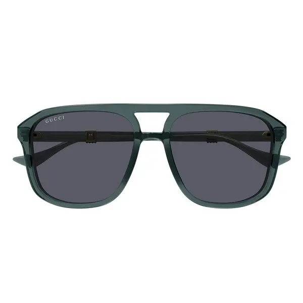 Gucci Acetate Square Frame Sunglasses - Green