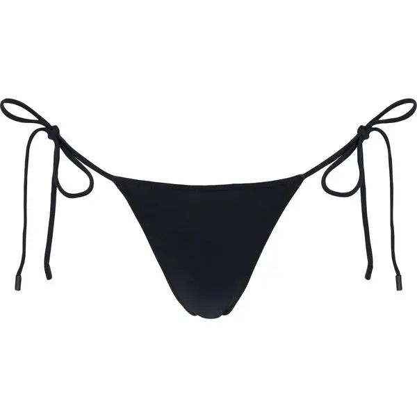 SUNKISSED Le Triangle Tie Side Bikini Bottom - Black