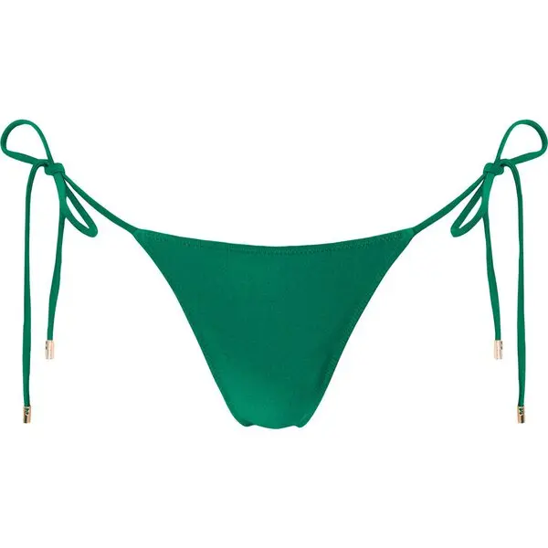 SUNKISSED Le Triangle Tie Side Bikini Bottom - Emerald