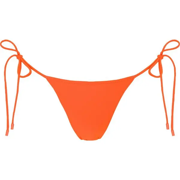 SUNKISSED Le Triangle Tie Side Bikini Bottom - Orange
