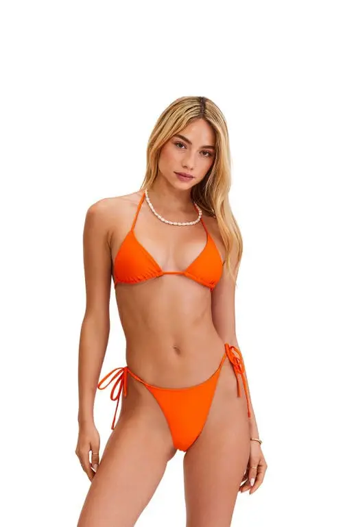 SUNKISSED Le Triangle Bikini Top - Orange