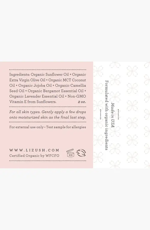 LIZUSH Organic Facial Oil