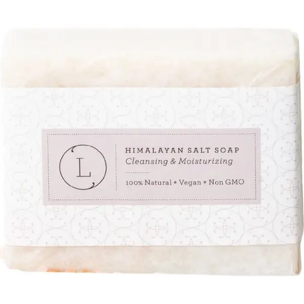LIZUSH Natural Cold Process Soap Bar Set Of 2 - Himalayan Salt
