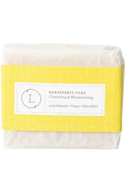 LIZUSH Natural Cold Process Soap Bar Set Of 2 - Grapefruit