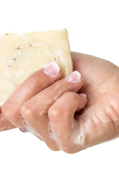 LIZUSH Natural Handmade Pink Soap Bar - None