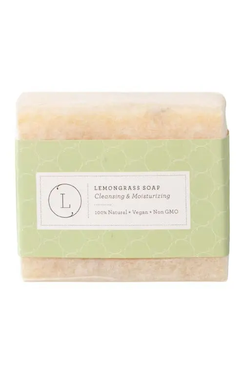 LIZUSH Natural Handmade Soap Bar - Lemongrass