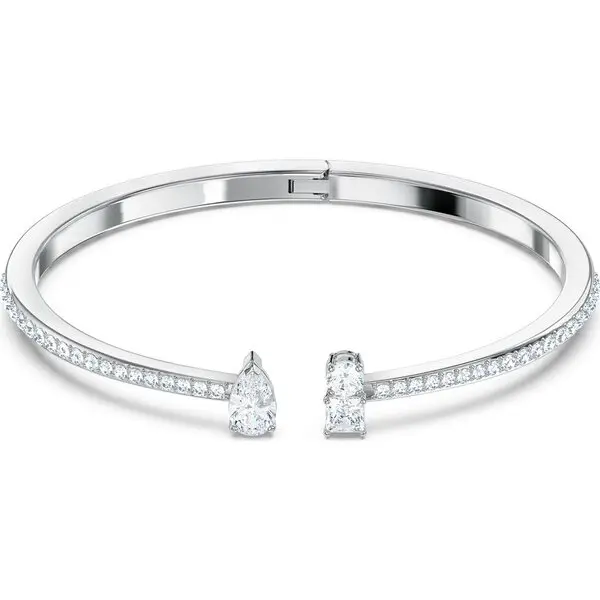 SWAROVSKI Attract Crystal Cuff Bracelet - White
