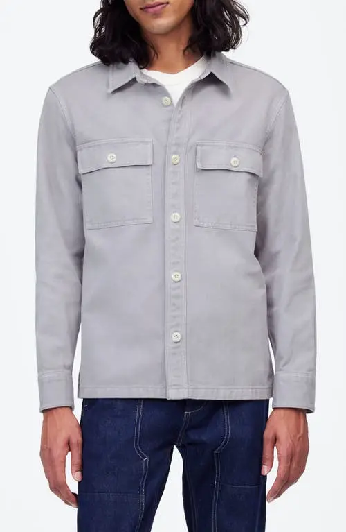 Madewell Garment Dyed Straight Hem Work Shirt - Faded Lavender