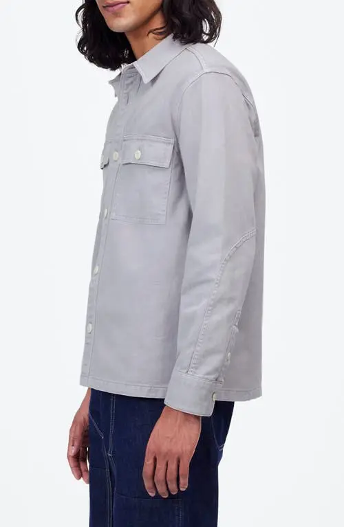Madewell Garment Dyed Straight Hem Work Shirt - Faded Lavender