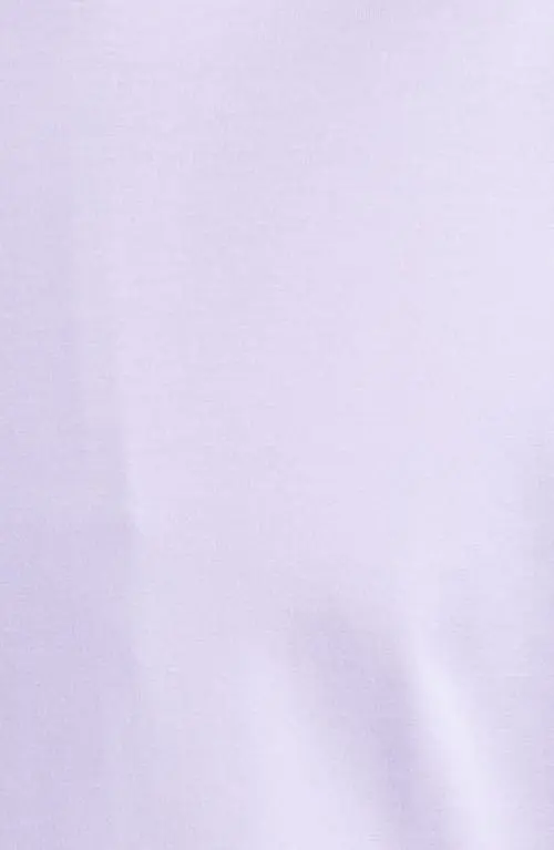Zanella Lord Solid Knit Cotton Blend Dress Shirt - Lavender