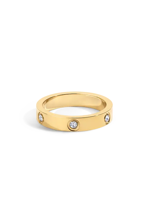 ELECTRIC PICKS Knock Out Ring - Gold