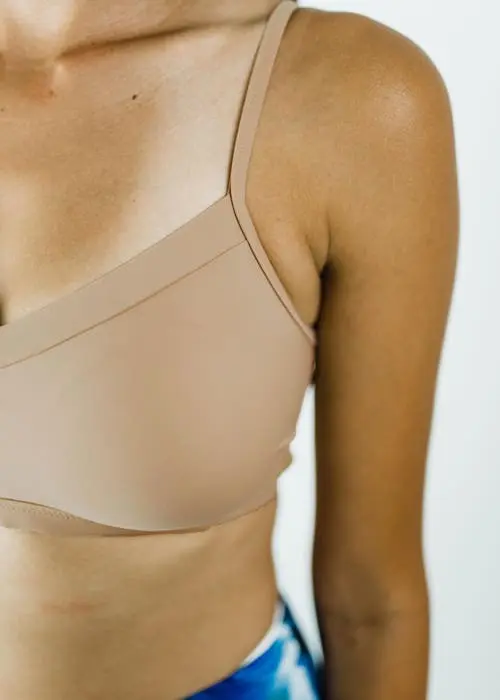 CALYPSA Plus Sized Adjustable Strap Swim Bra