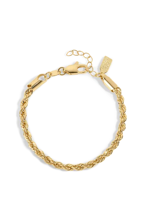 ELECTRIC PICKS Harper Rope Chain Bracelet - Gold
